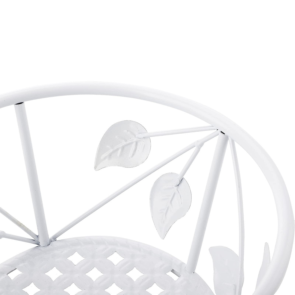 Firlar 2 PCS Hanging Railing Planter, Flower Pot Basket Plant Holder, Iron Art Hanging Baskets Flower Pot Holder, for Patio Balcony Porch Fence Outside and Indoor (8.6 x 4.7 inch)