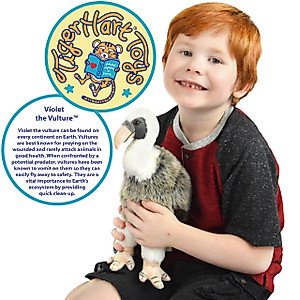 TigerHart Violet The Vulture - 12 Inch Stuffed Animal Plush Buzzard Bird