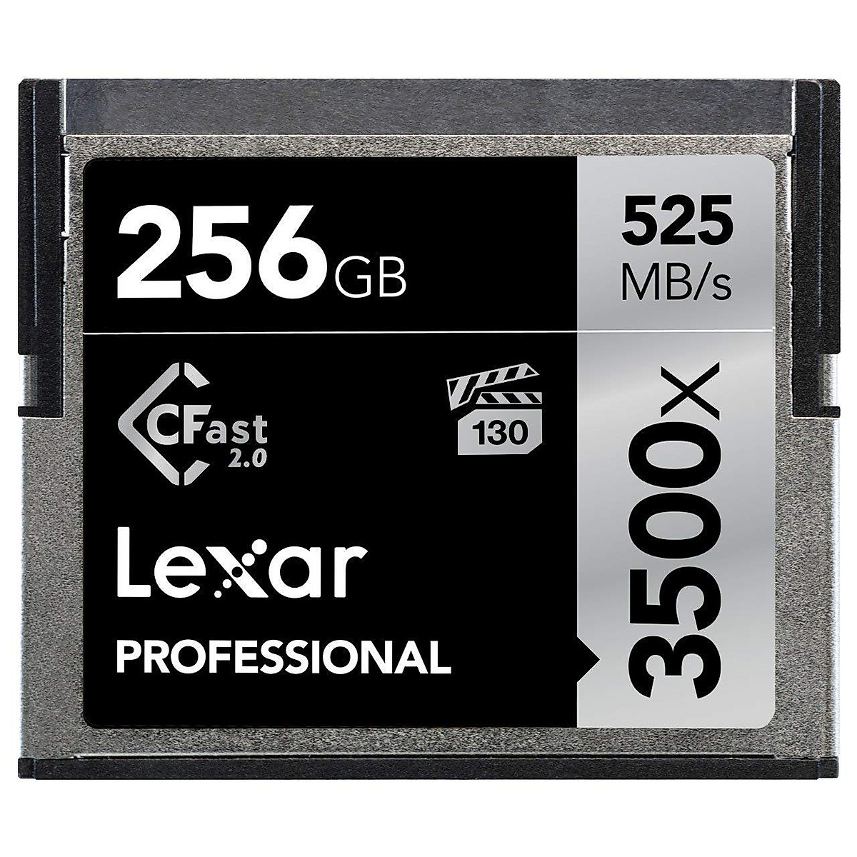 Lexar Professional 3500x 256GB CFast 2.0 Card, Up to 525MB/s Read, for Cinematographer, Filmmaker, Content Creator (LC256CRBNA3500)