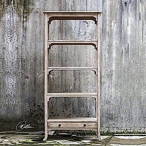 Uttermost Bridgely Aged Etagere, White