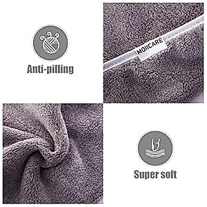 15 Pack Baby Washcloths - Super Soft Absorbent Wash Cloths for Boy and Girl, Newborn Essentials Baby Clothes, Gentle on Sensitive Skin for Face and Body, 10" by 10", Grey