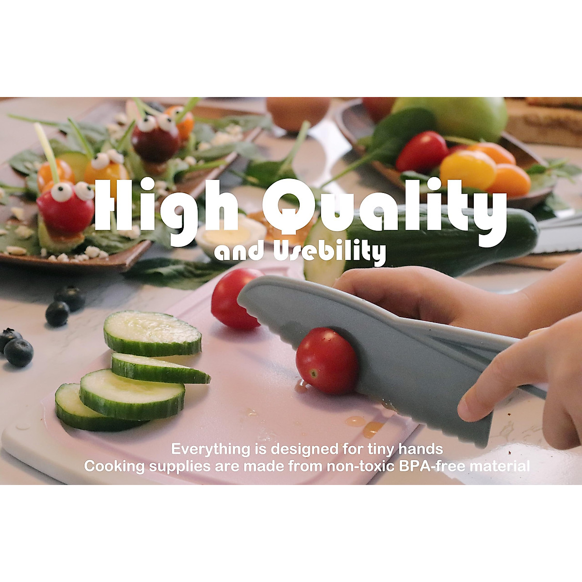 Baker Buddy Unicorn Kids Baking Set with storage case, real working utensils, cookie cutters, and baking supplies, beautiful unicorn apron for kids