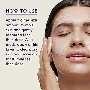 Naturopathica Oat Cleansing Facial Polish, Multi-Use Facial Cleanser, Face Scrub and Facial Mask, Exfoliating Face Wash for Men & Women, 5 fl oz