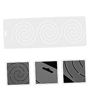 EXCEART Embroidery Template Embroidery Tools Quilting rulers Embroidery Stencils Quilting Tools Sewing Measure Tool Transparent Sewing Template Drawing Template pp Crimping Proofing Ruler