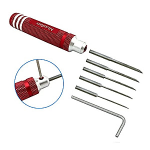 Prime Model Scriber Gundam Resin Carved Scribe Line Hobby Cutting Tool Chisel 5 Blades 0.2/0.4/0.6/0.8/1.0mm