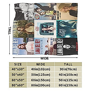 Shouou Blanket Flannel Fleece Blanket Ultra Soft Warm Cozy Plush Bed Blanket Lightweight Sofa Throw Blanket in Winter 50X40 Inches