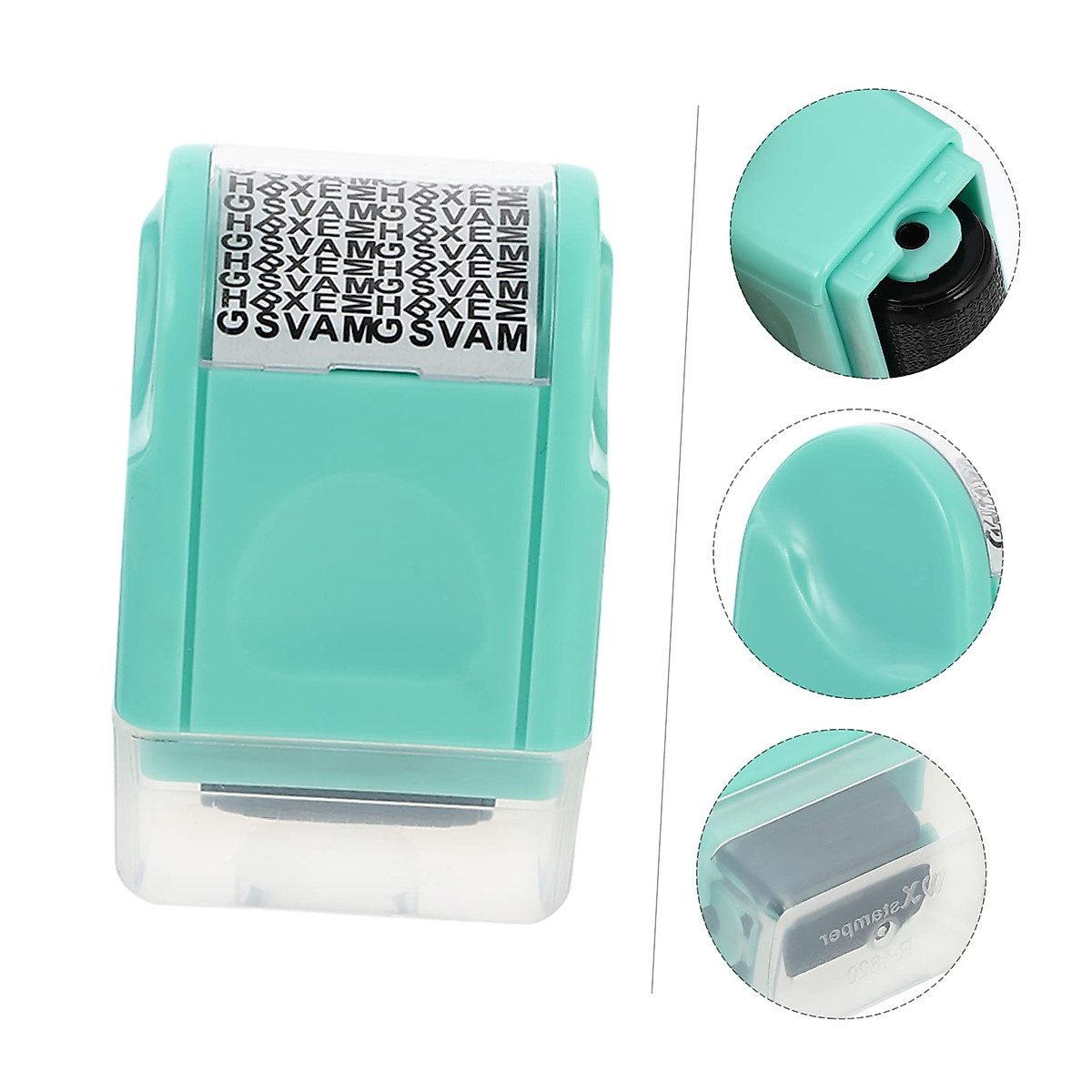 VILLCASE 2 Pcs Confidentiality Seal Identity Protection Guard Your Id Roller Office Gadgets Multi- Color Roller Stamp Identity Guard Stamp Anti Stamp Mini Plastic Telephone Number