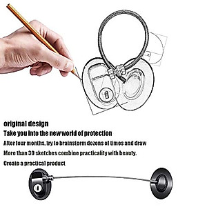 2 Pack Refrigerator Lock with 4 Keys,Child Safety Fridge Lock,Refrigerator Lock Combination,Mini Fridge Lock, File Drawer Lock, Toilet Seat Lock with Strong Adhesive by XccMe (Black)