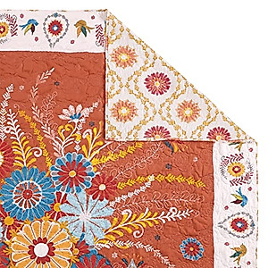 Barefoot Bungalow Topanga Throw Blanket, 50 x 60-inch, Multi