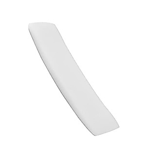 Geekria Protein Leather Headband Pad Compatible with AKG K845BT, K845, K545 Headphone Replacement Headband/Headband Cushion/Replacement Pad Repair Parts (White)