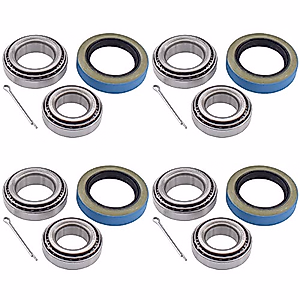 ApplianPar Pack of 4 Trailer Hub Bearings Kit L68149 L44649 for 3500 1.719 inch Spindle 84 Axle