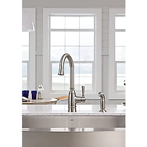 Moen G18121 1800 Series 30-Inch X 21-Inch Stainless Steel 18 Gauge Single Bowl Farmhouse Kitchen Sink