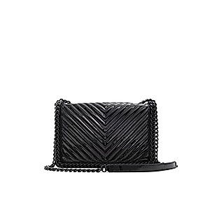 ALDO Women's Greenwald Cross Body Bag, Black/Black