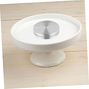 VINTORKY 2pcs Turntable Base Bearing Lazy Susans Hardware for Patio Table Lazy Susan Cake Stand Rotating Cake Lazy Susan Turntable for Cabinet Tableware to Rotate Cupboard Aluminum Alloy