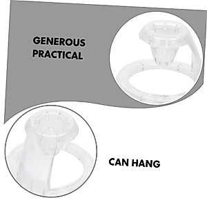 Hemoton 4 Pcs Pen Base Printing Pencil Display Stand Pencil Holder Pen Storage Rack Plastic Brush Holder Three-Dimensional 3D