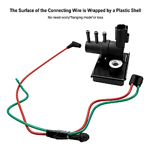 Turbo Emission Vacuum Harness Connection Line and Wastegate Boost Solenoid Fits for Ford F250 F350 F450 F550 Super Duty 1999-2003 7.3L Diesel Powerstroke Engines Replace F81Z-6C673-AA F81Z-9E498-DA