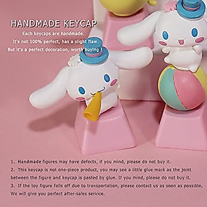 POPKEEY K1RBY Keycaps Japanese Anime Pink Key Caps，Compatible with Cherry MX Switches Custom Gaming Mechanical Keyboard (Chef)