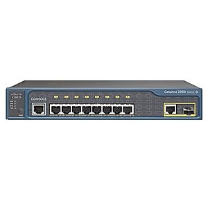 (Renewed) Cisco WS-C2960-8TC-L Catalyst 2960 8 10/100 + 1 T/SFP LAN Base Image