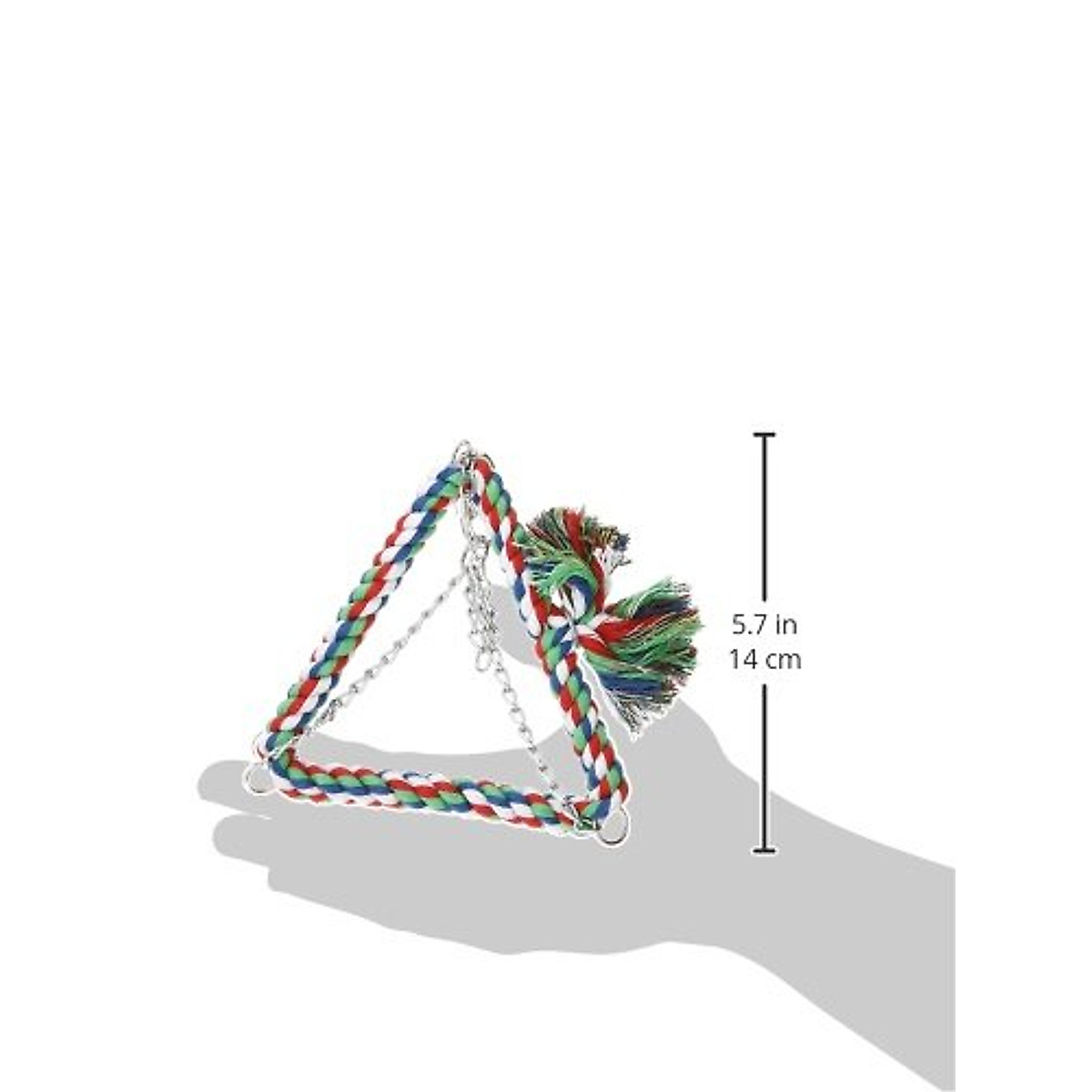 Paradise 6-Cotton Triangle Bird Swing, Small