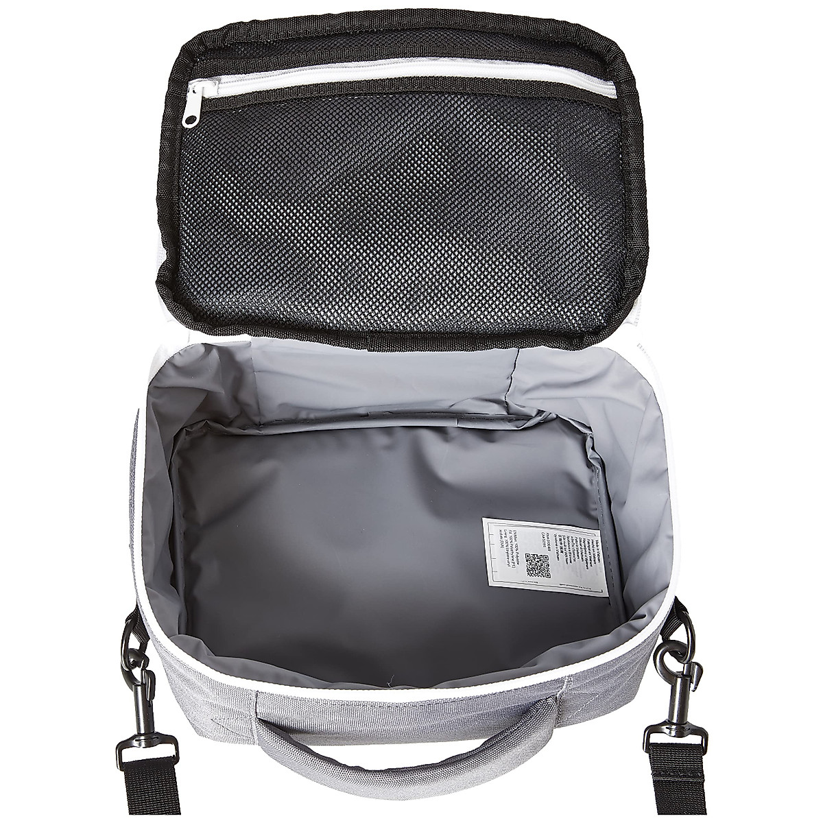 KAVU Lunch Box Insulated Padded Leak Proof Crossbody Meal Pack, Smoked Pearl