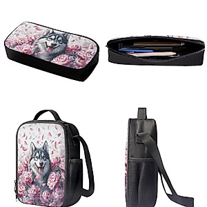 FANCOSAN School Backpacks 3 Packs Set for Kids Girls Cartoon Sloth Shoulder Bags Children 16 Inch Primary Bagpack Lunch Bag and Pencil Box