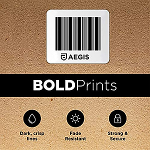 Aegis - Compatible 1” Direct Thermal Labels Replacement for DYMO 30332 (1" X 1") Square Multipurpose, Use with Labelwriter 450, 450 Turbo, 4XL Printers - 12 Rolls