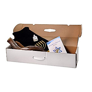 Shofar from Israel Set Full Polished Kudu Horn Yemenite + Bag + Spray + Guide + Carrying Box Case (28"-30")