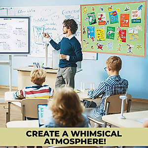 Dr. Seuss Favorite Books Mini Bulletin Board Set - 33 Pieces - Classroom Decor