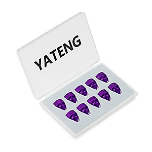 YATENG 10-pcs Anodized Aluminum Computer Case Thumbscrews (6-32 Thread) for Computer Cover/Power Supply/PCI Slots/Hard Drives DIY Personality Modification & beautification (Purple)
