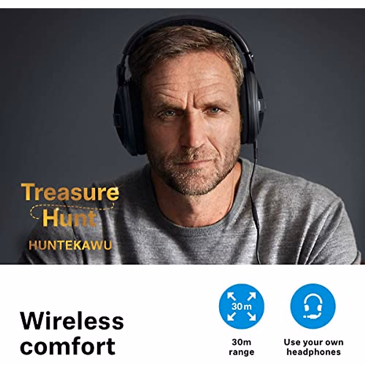 Sennheiser Flex 5000 Digital Wireless Headphone for TV Listening - Black