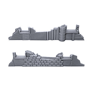 EnderToys Shanty Obstacles by Terrain4Print, 3D Printed Tabletop RPG Scenery and Wargame Terrain for 28mm Miniatures