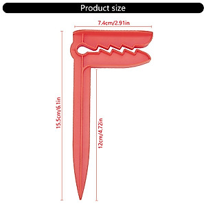 Yoetaun 10Pcs Beach Towel Clip Plastics Camping Mat Clip Outdoor Clothes Peg Plastics Picnics Pad Clamps Clothes Tent Clip