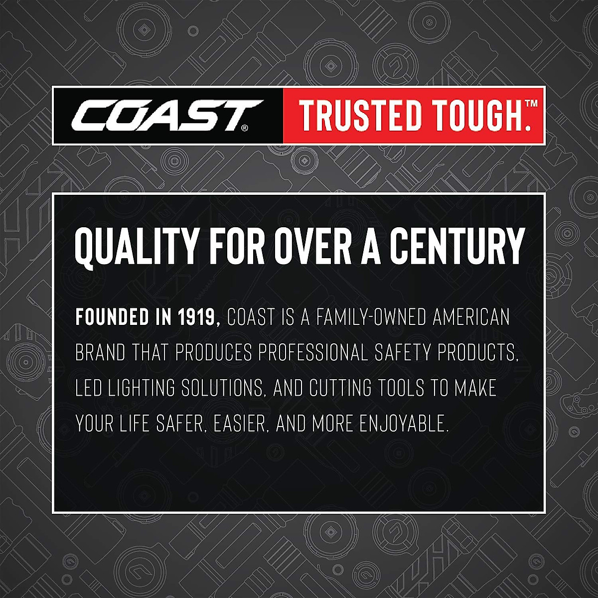 COAST® DX199 DOUBLE LOCK™ Stainless Steel Folding Razor Blade Knife, Extra Blades Included