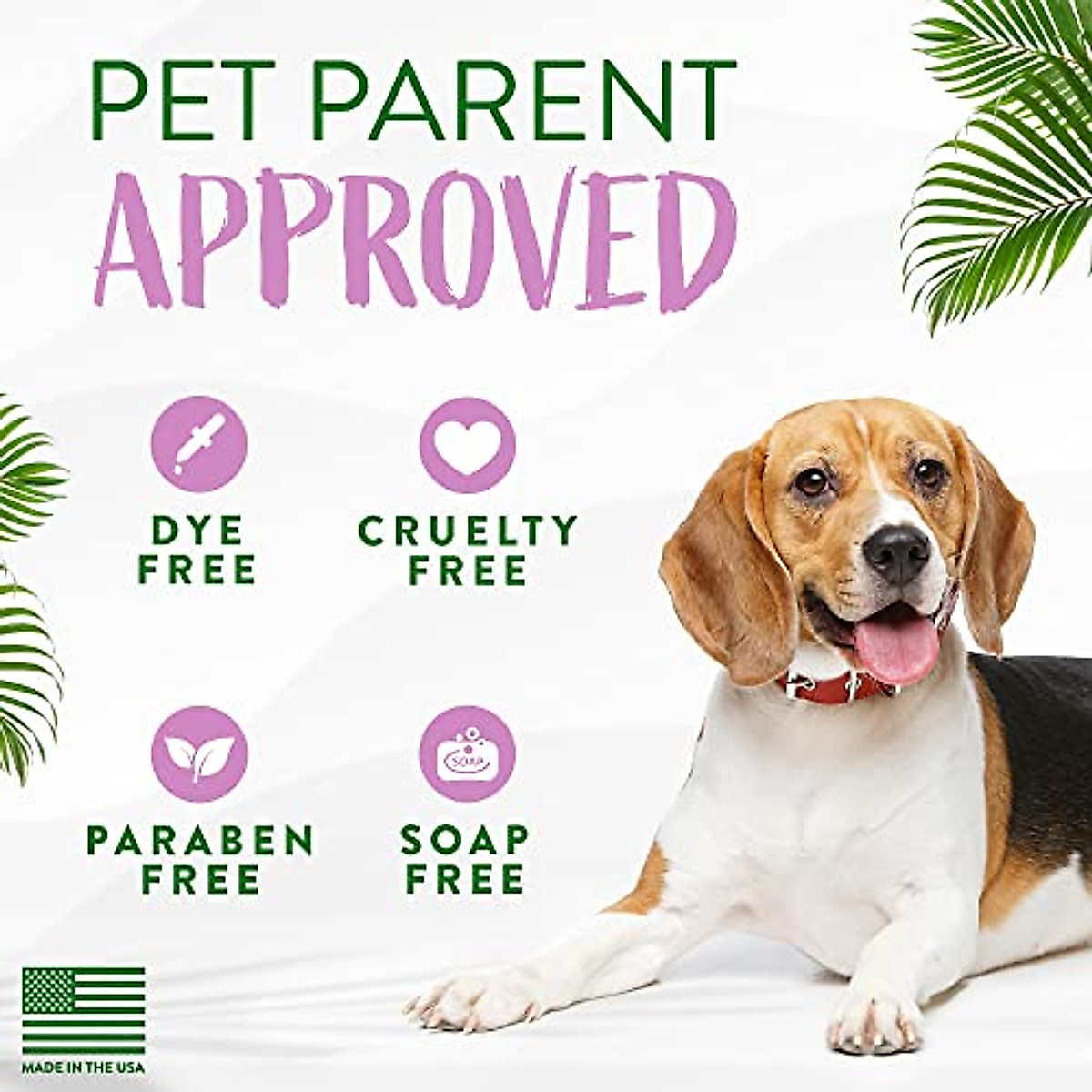 TropiClean Sweet Pea Cat & Dog Detangler Spray Dematting | Dog Conditioner Spray Derived from Natural Ingredients | Made in the USA | 16 oz.