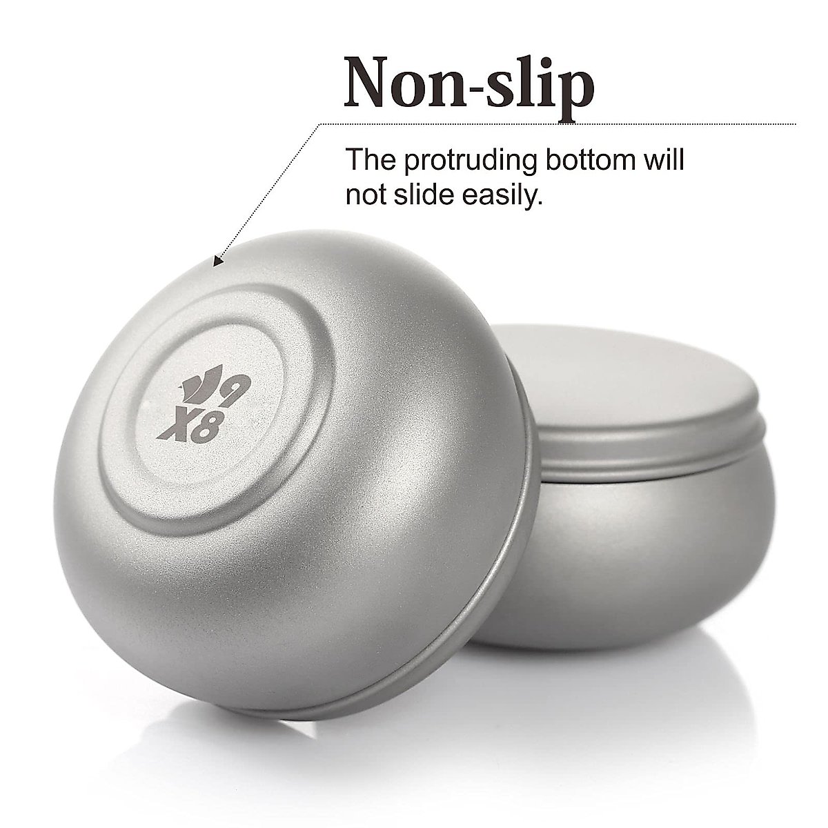 Airtight storage container with lid, airtight and waterproof containers - all made of pure titanium - keep content fresh and dry (1)