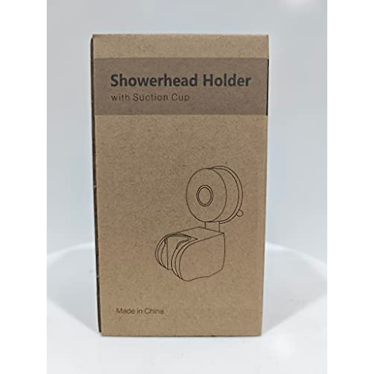 YOHOM Shower Head Holder Suction Cup Handheld Shower Bracket Adjustable Vacuum Shower Wand Hose Holder for Sprayer Nozzle Removable Bathroom Shower Accessory Clip Wall Mount Stainless Steel Brushed