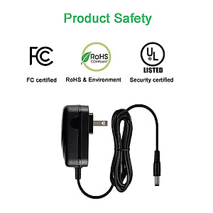 MyVolts 5V power supply adaptor compatible with/replacement for Creative D100 Bluetooth speaker - US plug
