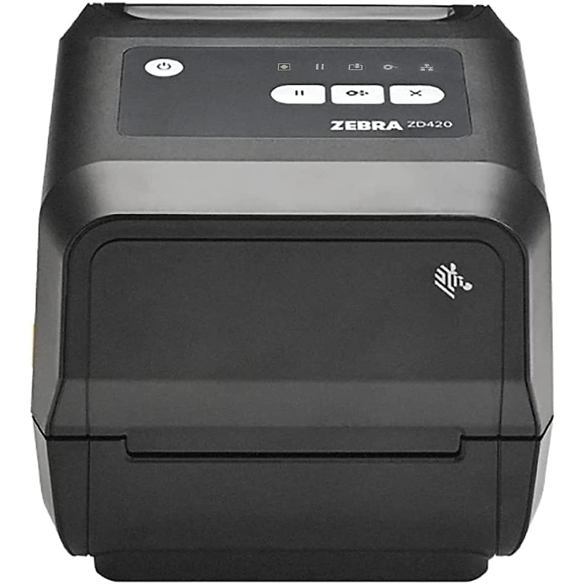 ZEBRA ZD420T 300dpi Thermal Transfer and Direct Thermal Desktop Printer - USB, USB Host Connectivity - 4" Print Width, 4 IPS, Monochrome - ZD42043-T, JTTANDS