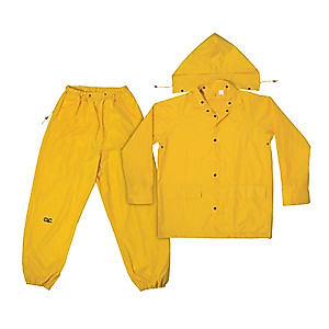Custom Leathercraft Mens Modern Safety-vests, Yellow, Medium US