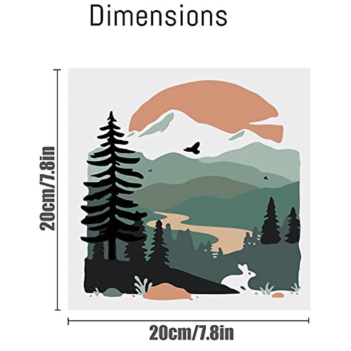 2 Pack Frame Paint by Number for Kids Mountain Sun– Kids Paint Set DIY Paint by Numbers for Kids Beginners Ages 4-8 |Easy Acrylic Watercolor Paint Numbers Oil Painting Kits for Kids (with Frame)