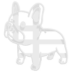 French Bulldog Cookie Cutter, Frenchie Dog Shaped Mold