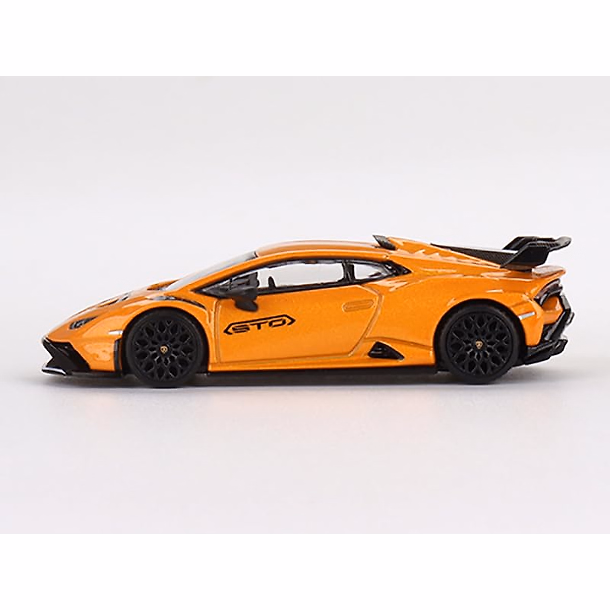 Lambo Huracan STO Arancio Borealis Orange Metallic Limited Edition to 4800 Pieces Worldwide 1/64 Diecast Model Car by True Scale Miniatures MGT00511