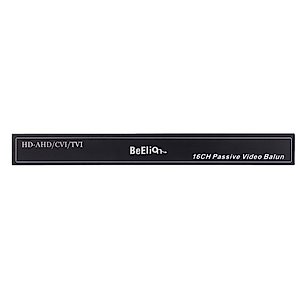 BeElion 16 Channel Video Balun BNC to RJ45 Passive Transceiver Converter for CCTV DVR Camera System, BNC| RJ45| CAT5 Connector