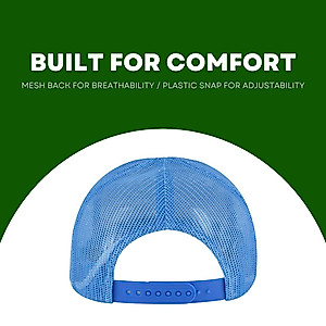 LINDO Trucker Hat - Palm Tree Series (Black/Aqua)