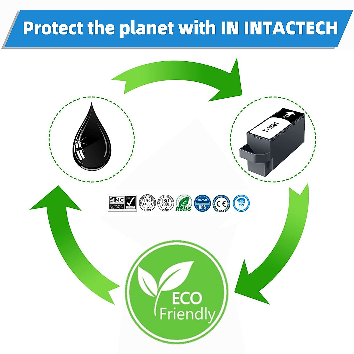 IN INTACTECH T3661 Ink Maintenance Box (T366100 / T366) for XP-15000 XP-6100 XP-970 XP-8600 XP-8700 XP-6000 XP-8500 Expression Premium Photo Printer (2-Pack)