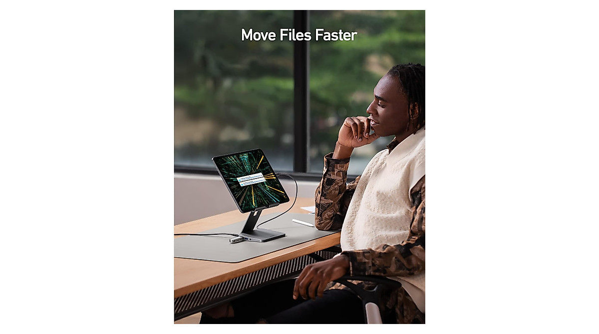 Anker 551 USB-C Hub: 8-in-1 Connectivity & Tablet Stand