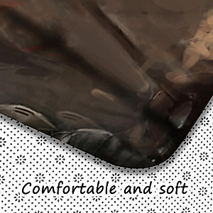 kksme Large Area Rug 5'x6' Carpet for Bedroom Living Room Kids Room Home Decor Rugs Mat Non Slip The Dragon On Castle