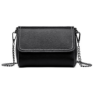 FSD.WG Small Quilted Crossbody Bag,Leather Ladies Shoulder Purses, Mini Shoulder Bag,Phone Wallet Purse for Women