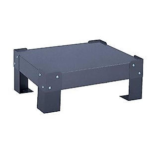 Durham 304-95-5.75/Leg Gray Steel Base for Large Slide Racks, 20-5/8" Width x 5-3/4" Height x 16-1/4" Depth