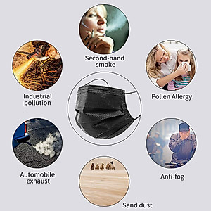 Bigox Face Mask Black 50Pcs